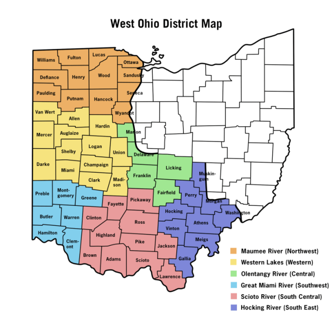 District Maps | West Ohio Conference of The United Methodist Church